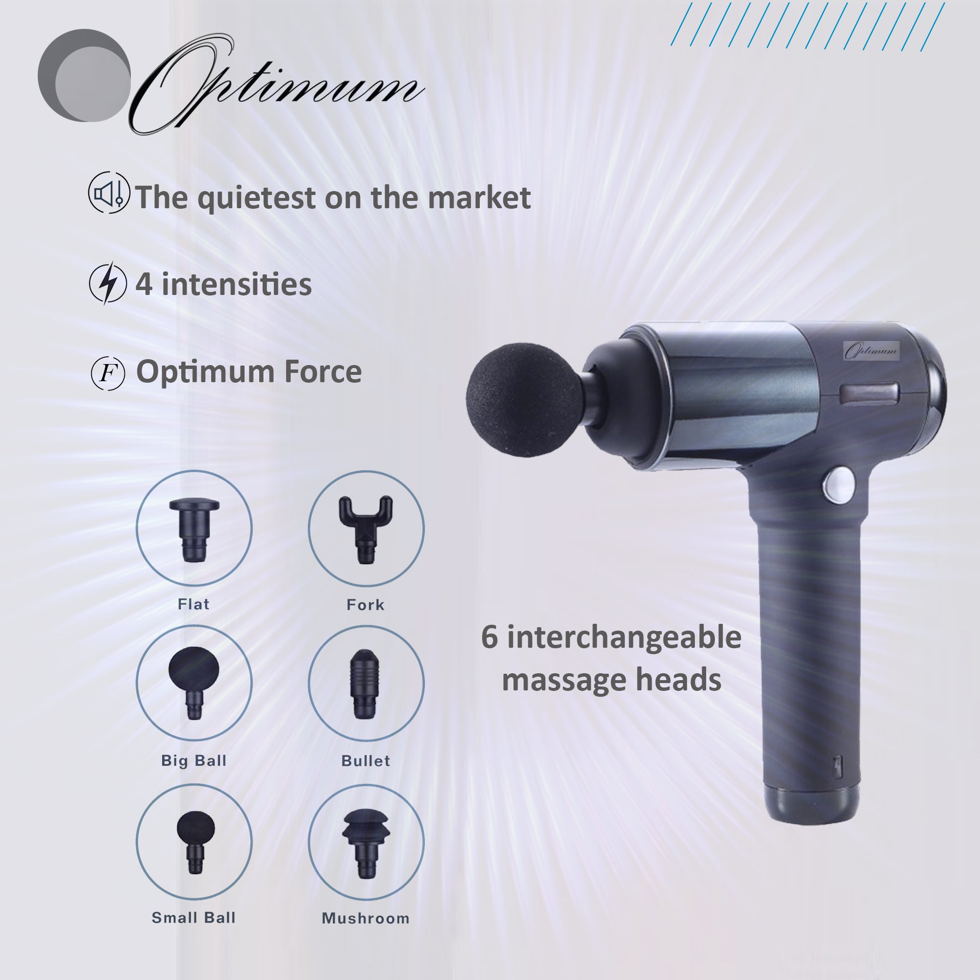 Optimum Massage Gun is one of the quietest on the market – HX